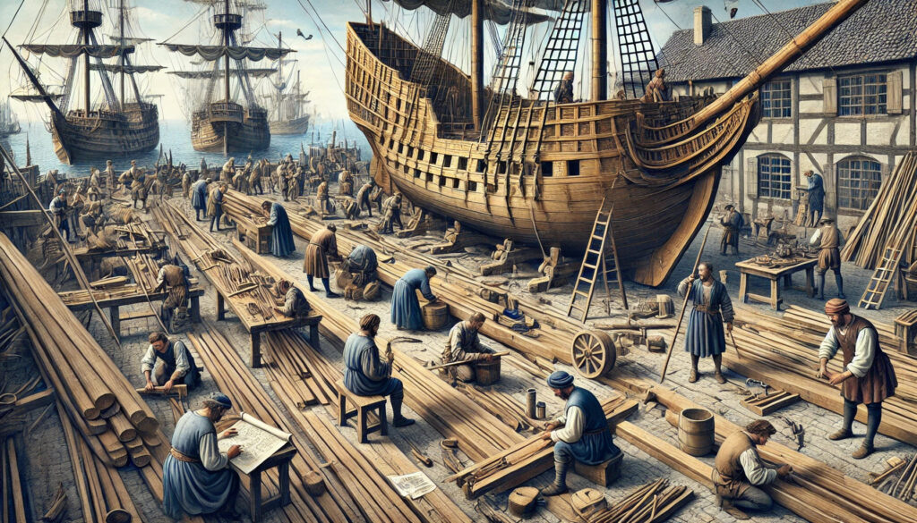 The History of Shipbuilding Guilds and Trades - Seafaring History
