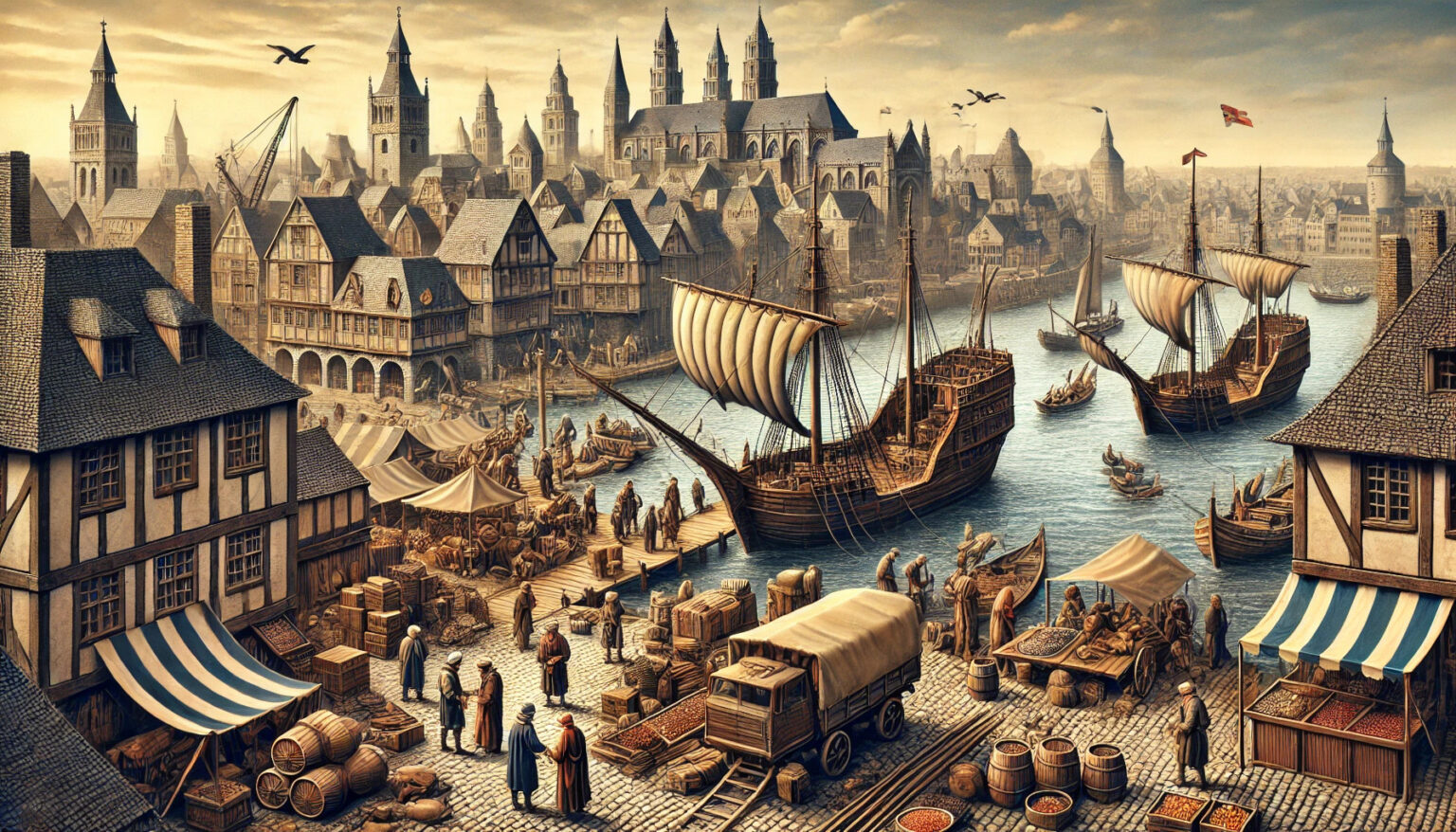 The Role of Seaports in the Rise of Medieval Cities - Seafaring History